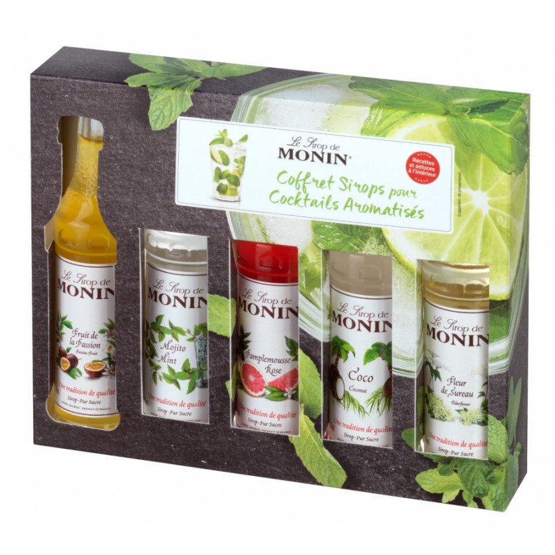 Monin Cocktail box MINI 5 x 50 ML - Kávovary.cz