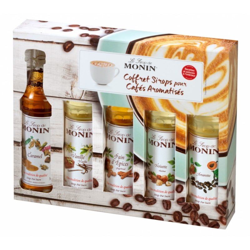 MONIN Gift box coffee minin 5x5cl - Kávovary.cz